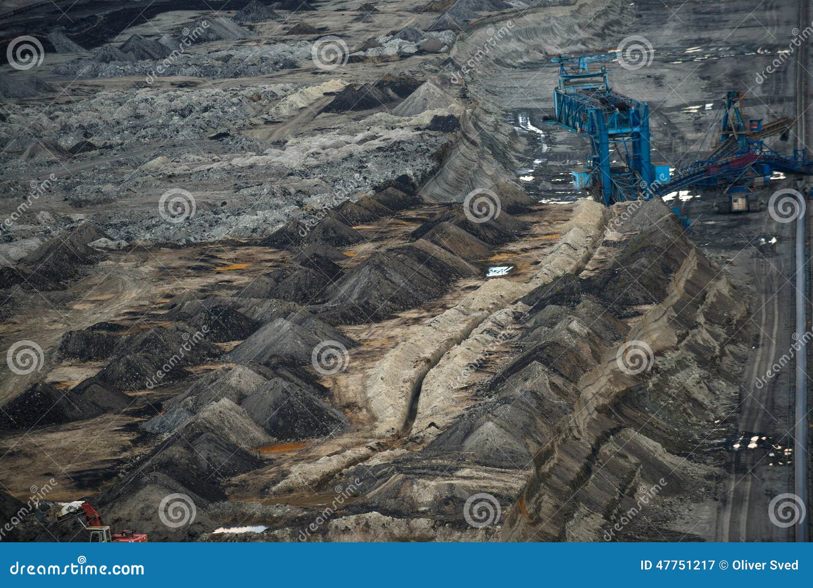 Industrial Mining Machine in Mine Stock Image - Image of granite, metal ...