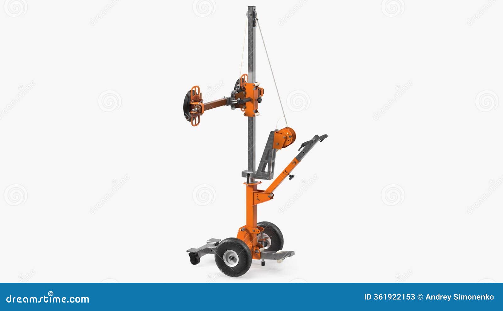 Industrial Mobile Material Lifting and Handling Tool Stock Illustration ...