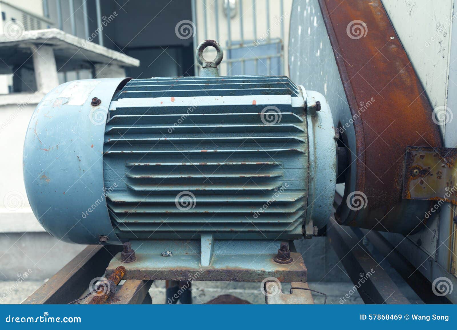 Industrial motors stock image. Image of machinery, plant - 57868469