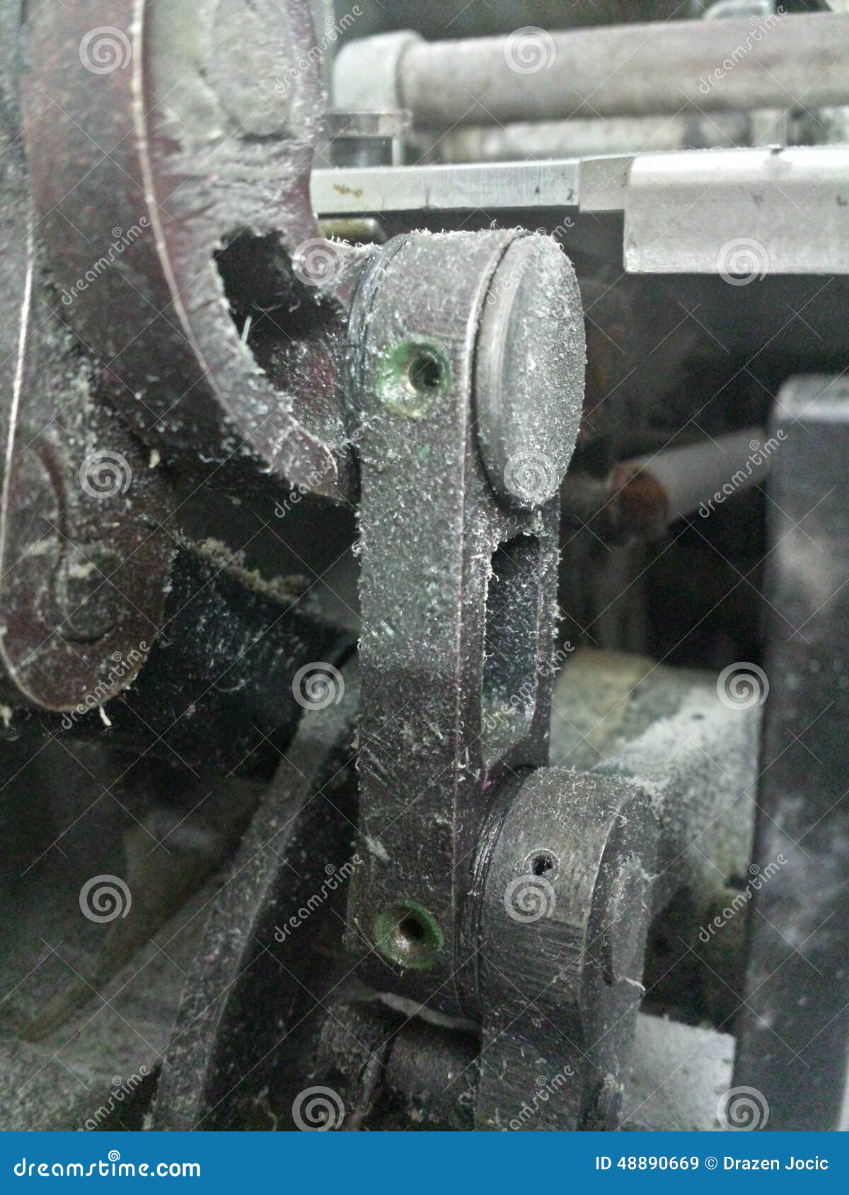 Industrial moving part stock image. Image of dust, machine - 48890669