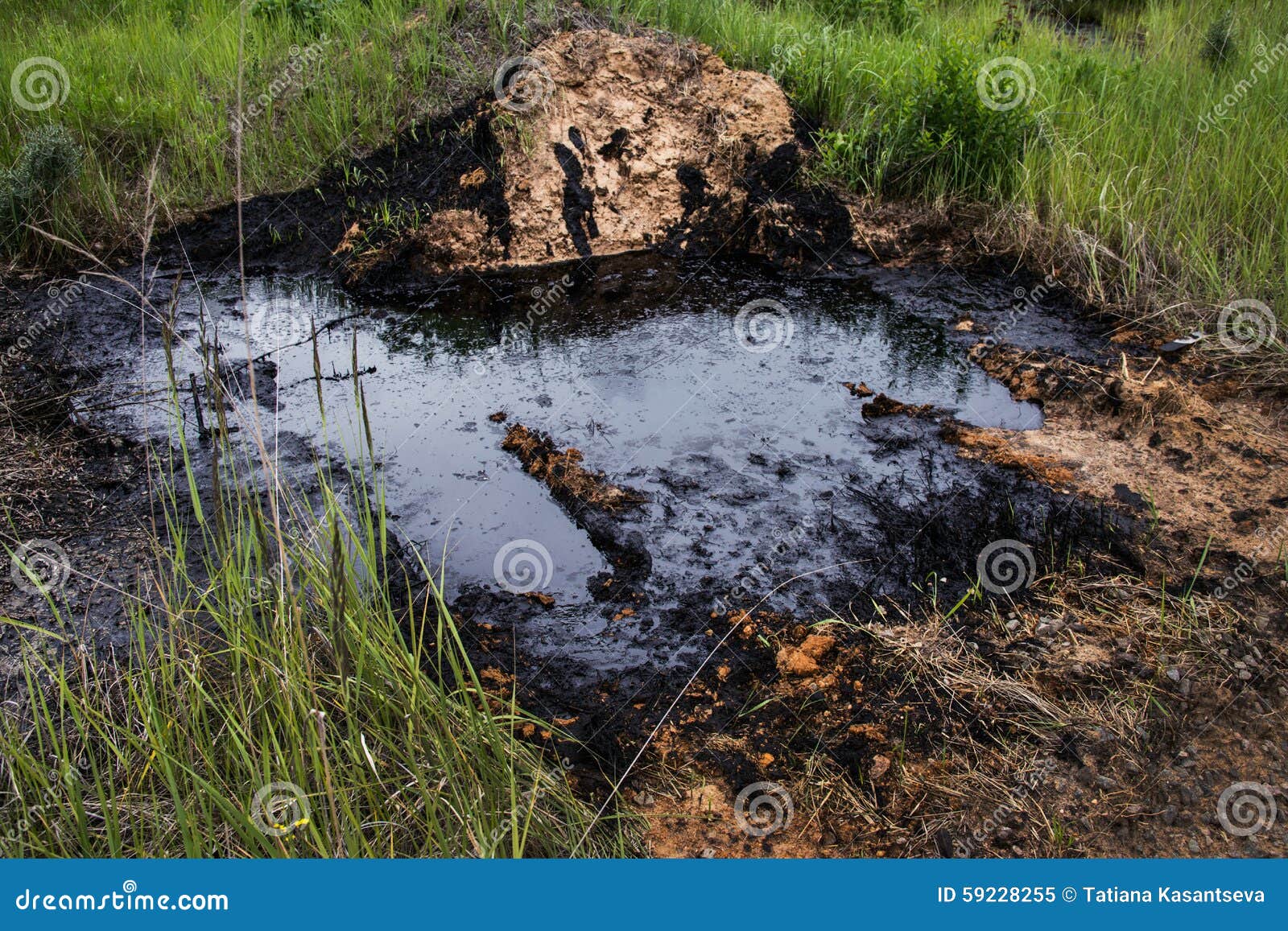 Industrial oil pollution stock image. Image of dirt, lake - 59228255