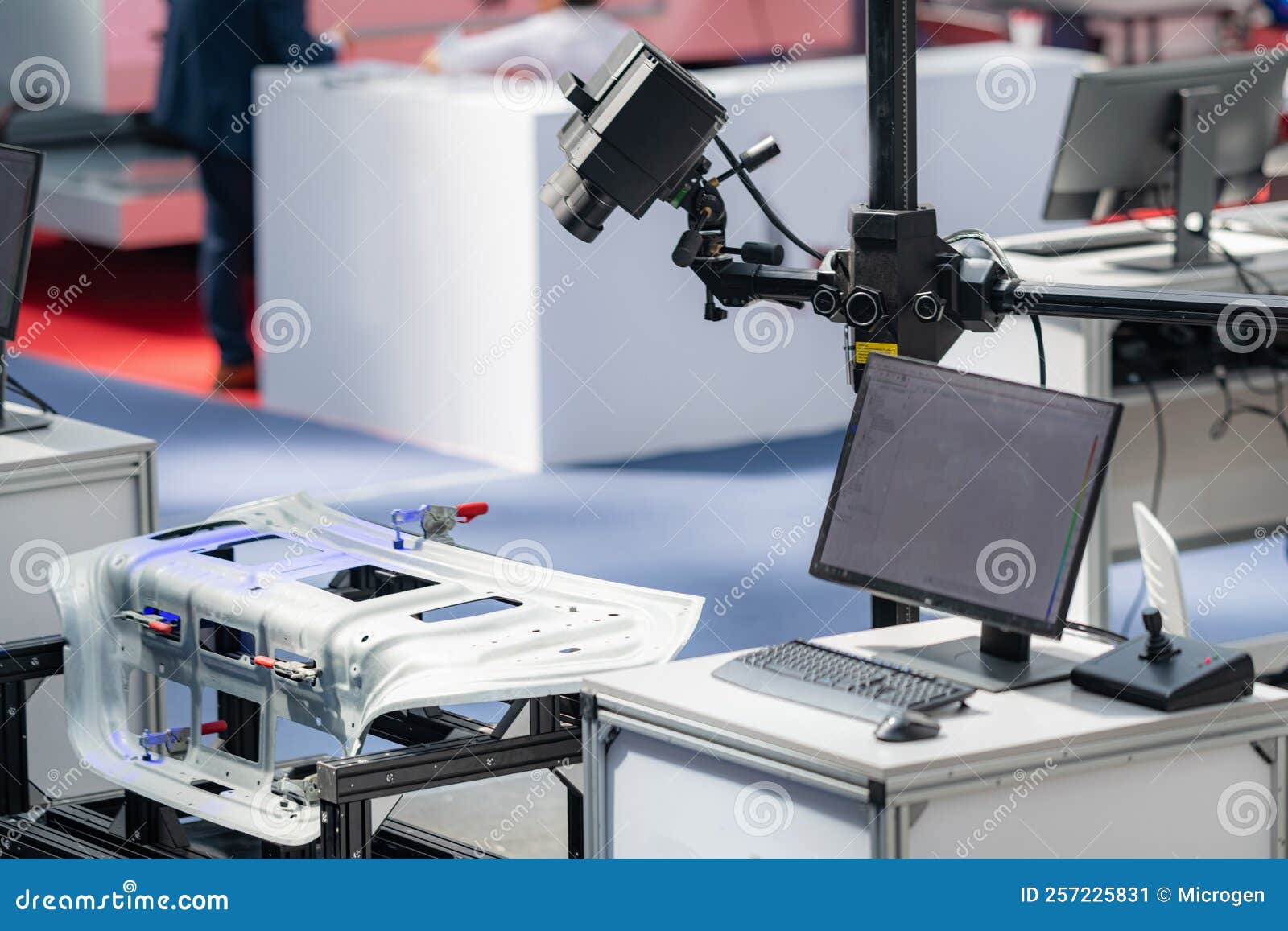 Industrial Optical 3D Scanner Stock Image - Image of factory ...