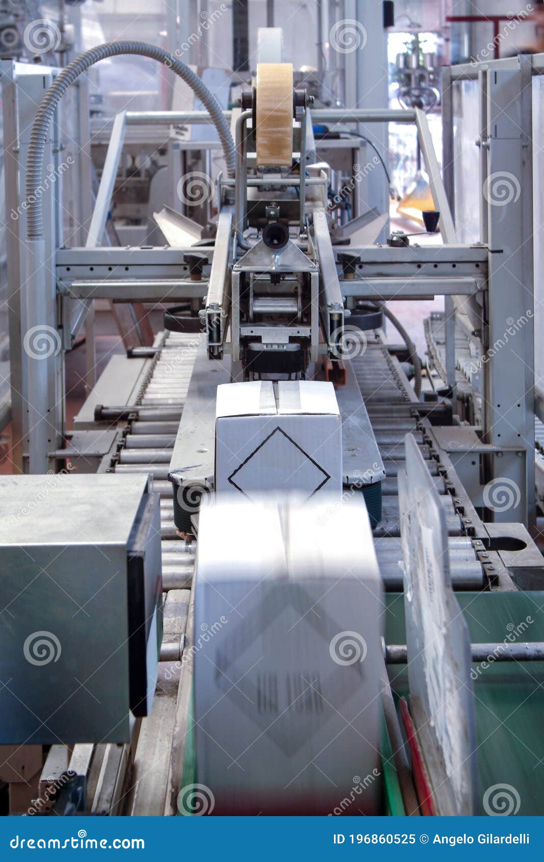 Industrial Pack and Delivery Stock Image - Image of conveyor, delivery ...