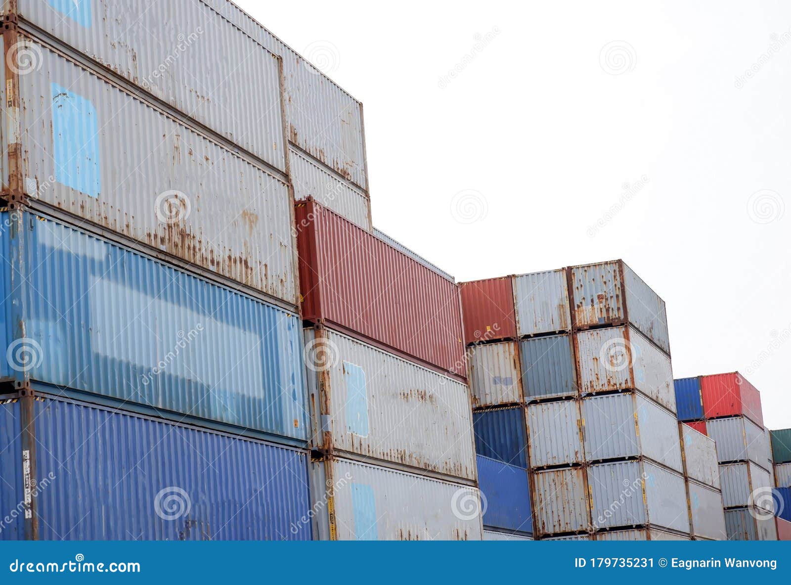 Industrial Packing Area for Transportation, Import-export Business ...