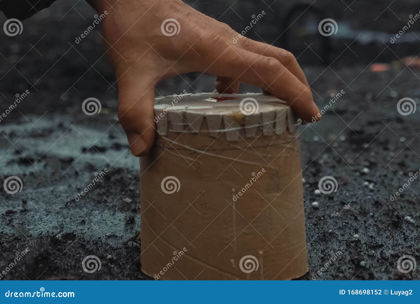 Industrial Piece of Dynamite Stock Photo - Image of controlled ...