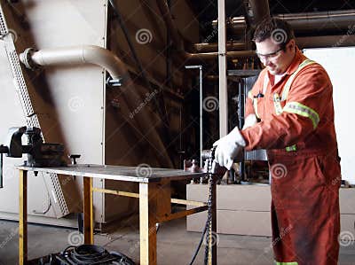 Industrial pipefitter stock image. Image of industrial - 7839993
