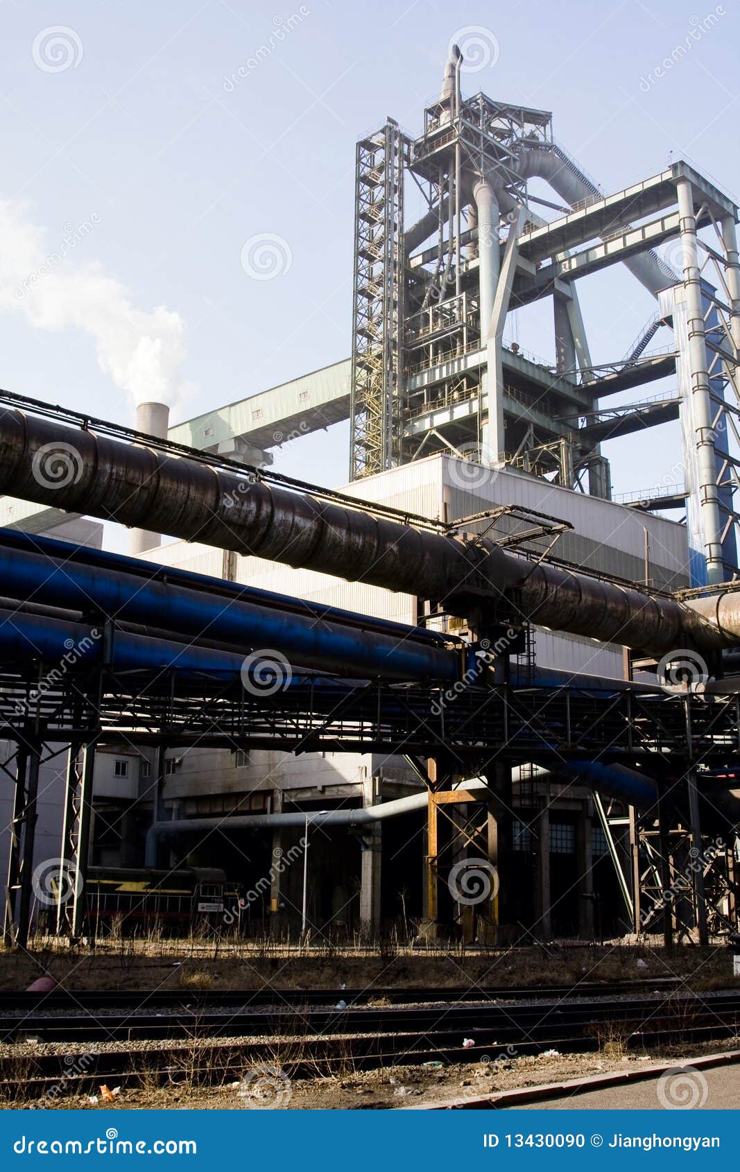 Industrial Pipeline stock photo. Image of refinery, adults - 13430090