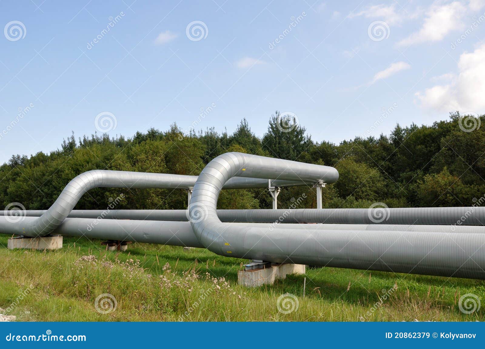 Industrial pipeline stock image. Image of lines, view - 20862379