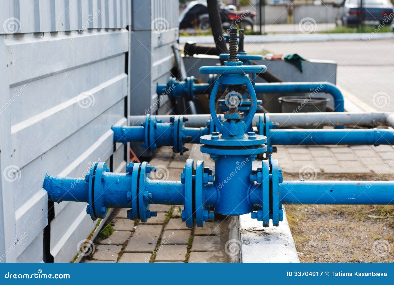 Industrial Pipelines and Valves Stock Image - Image of pipe ...
