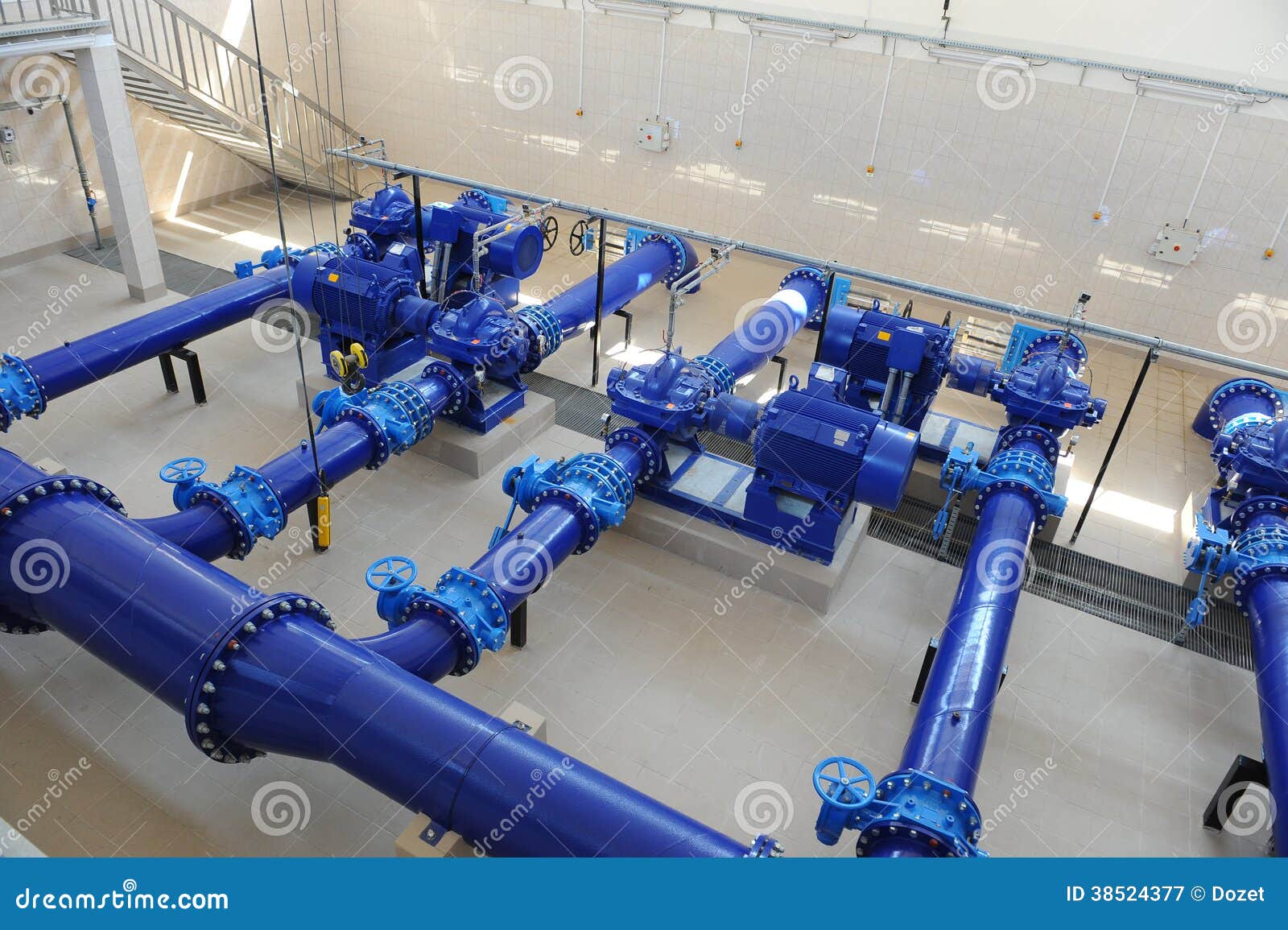 Industrial Pipes and Valves Stock Image - Image of tubes, pipeline ...