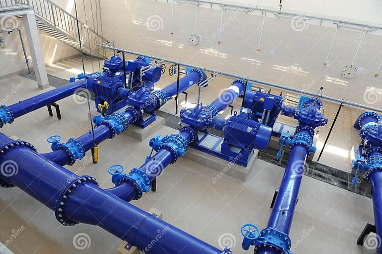 Industrial Pipes and Valves Stock Image - Image of tubes, pipeline ...