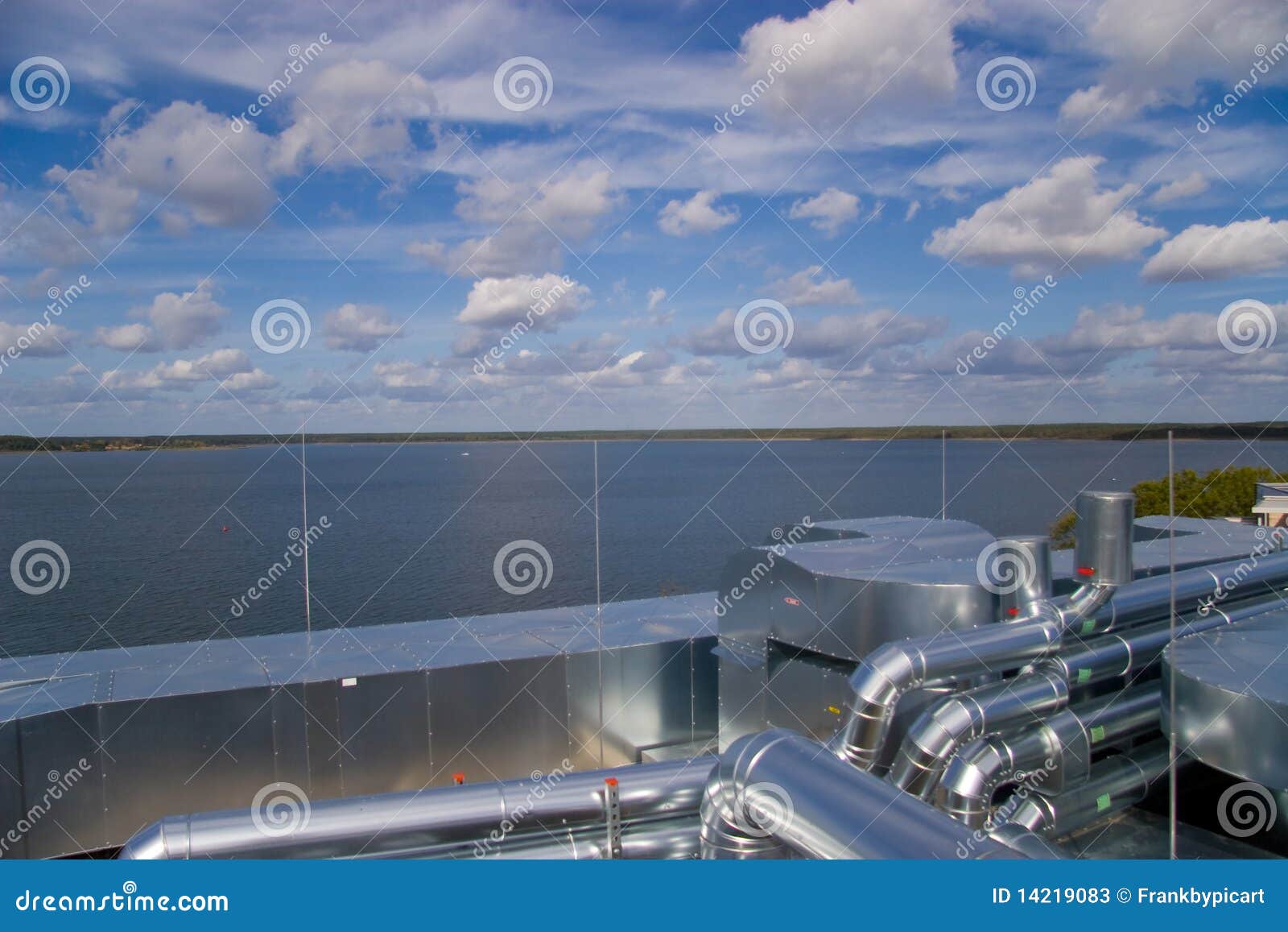 Industrial Piping stock image. Image of tube, clouds - 14219083