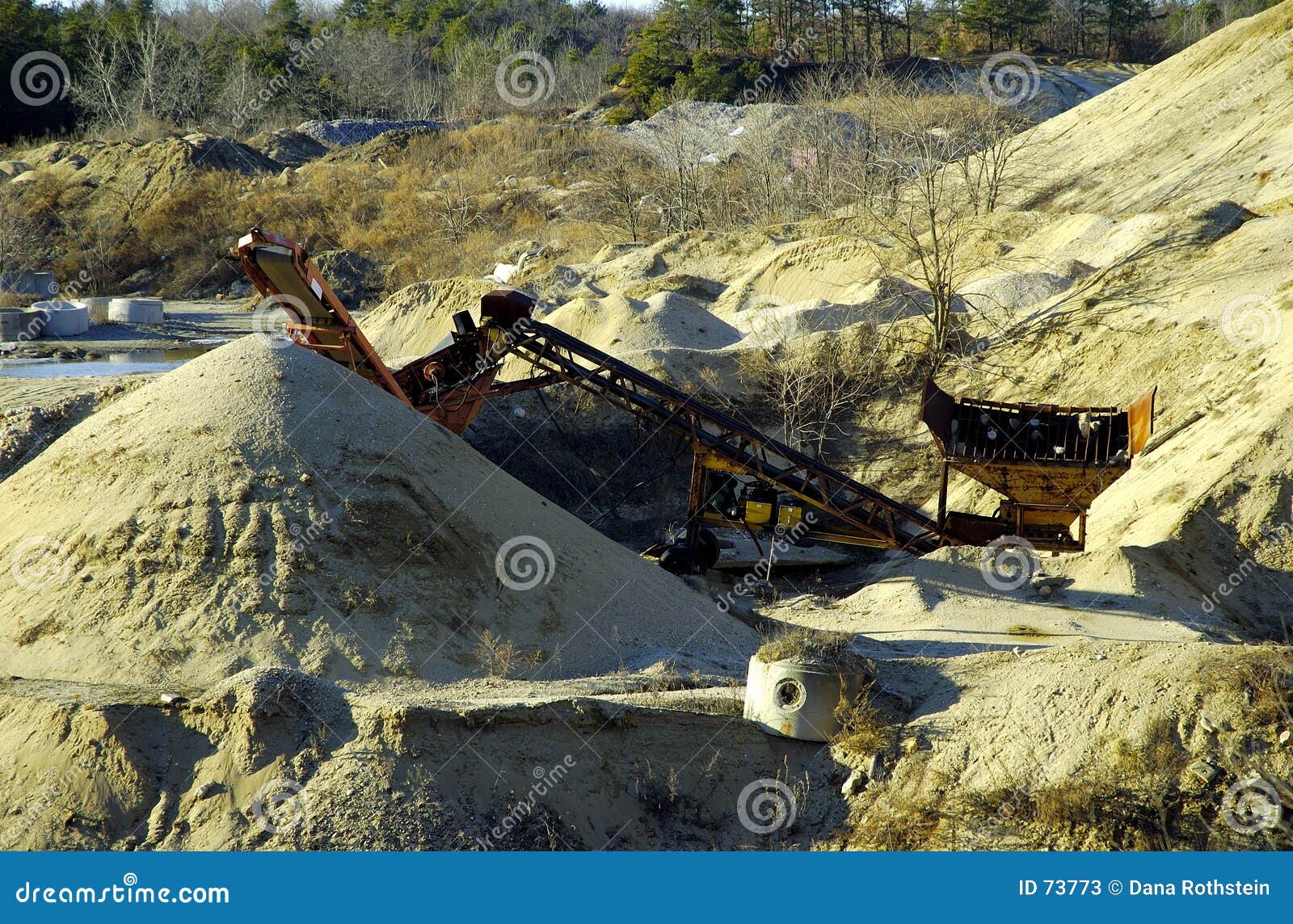 Industrial Pit stock image. Image of machine, hills, industrial - 73773
