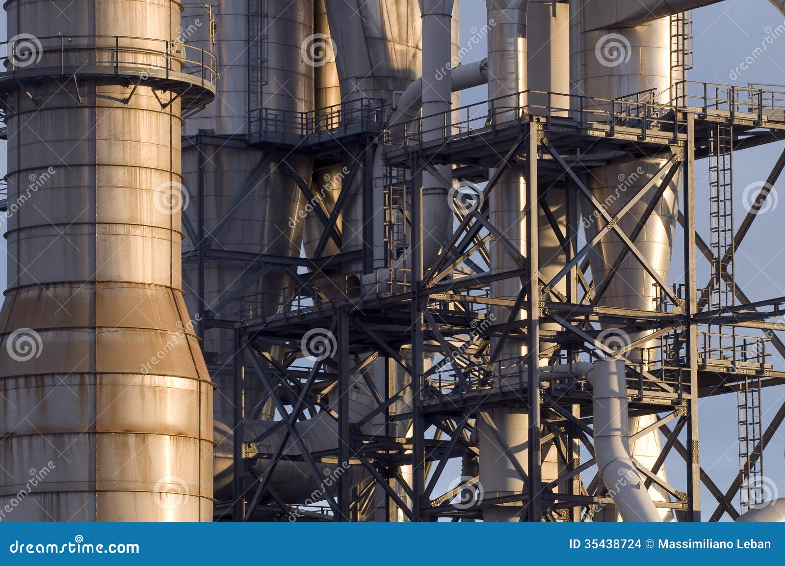 Industrial plant stock photo. Image of steel, steam, engineering - 35438724