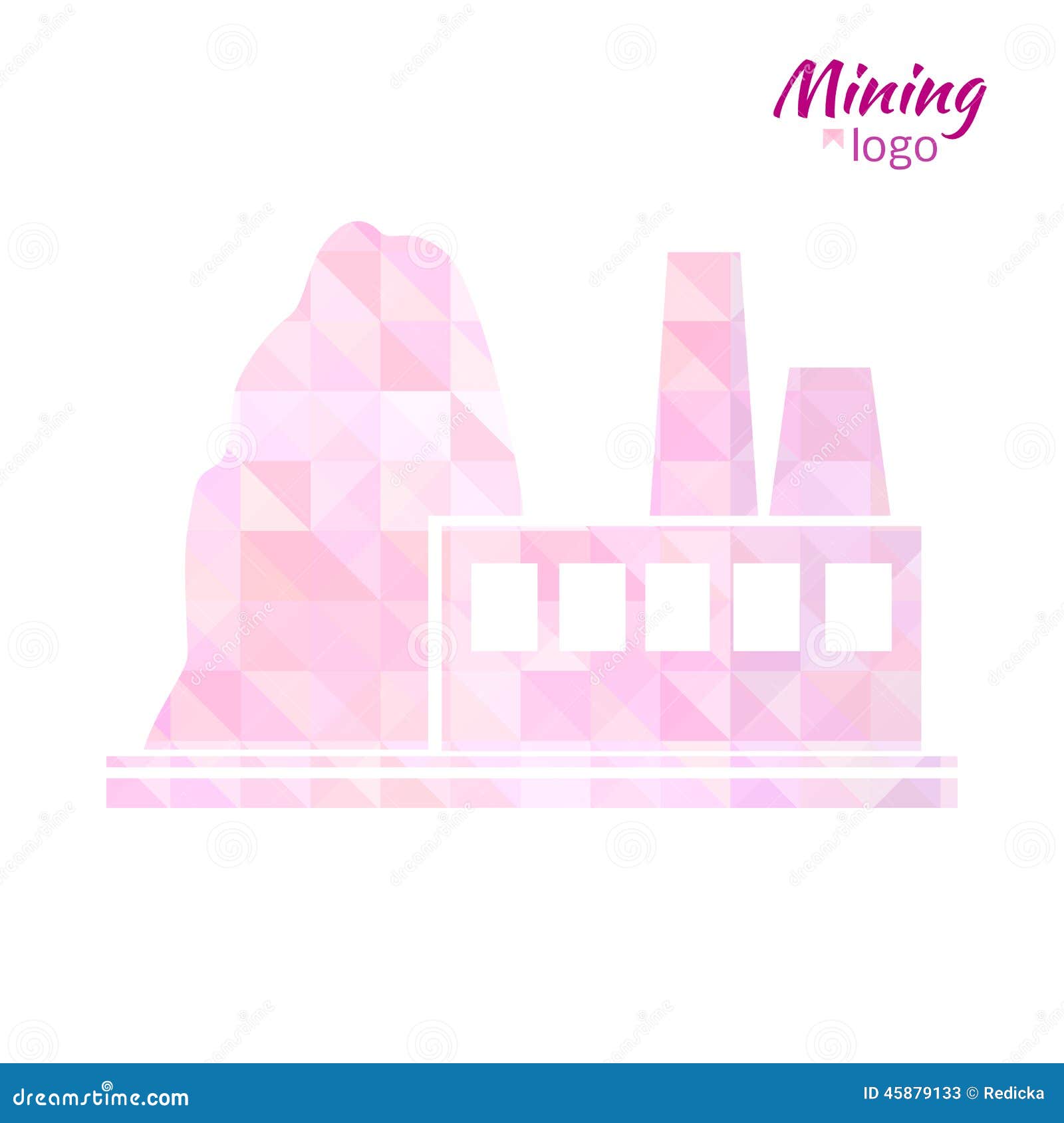 Industrial plant vector stock vector. Illustration of building - 45879133