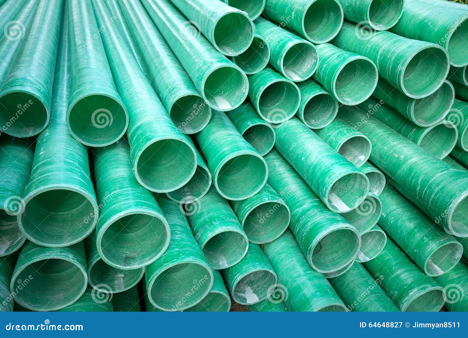 Industrial plastic pipe stock image. Image of engineering - 64648827