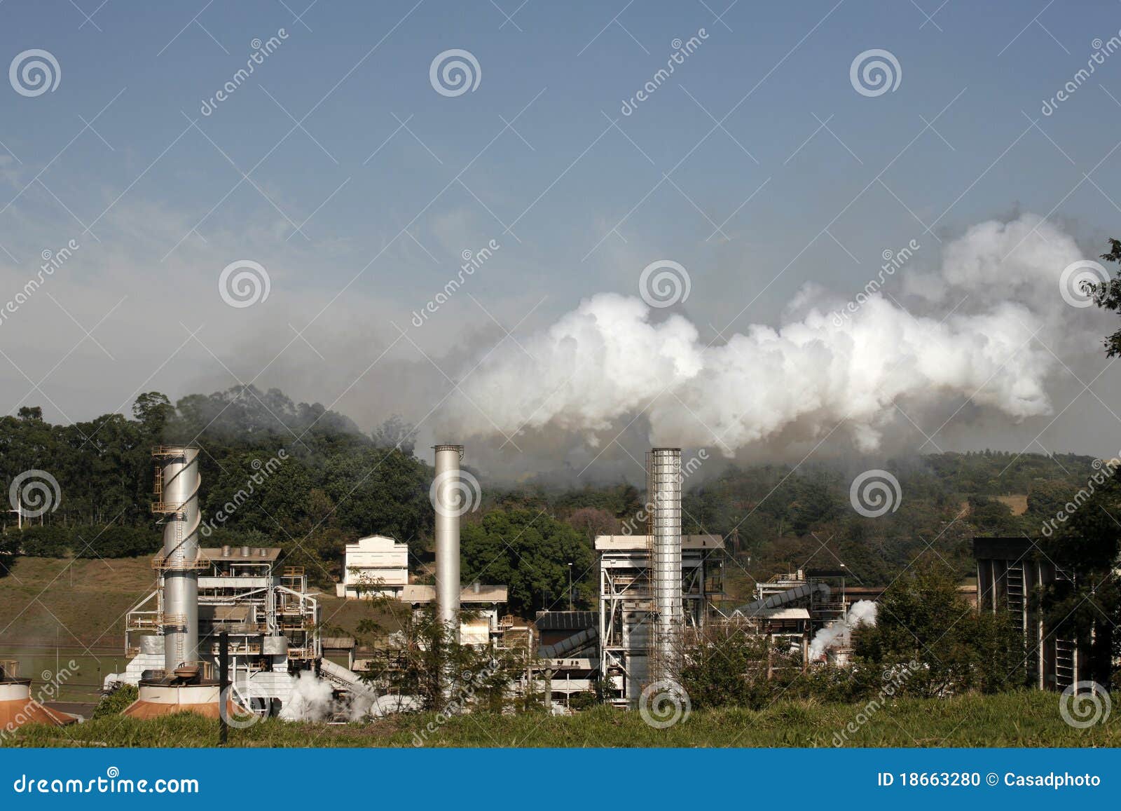 Industrial Pollution Picture. Image: 18663280