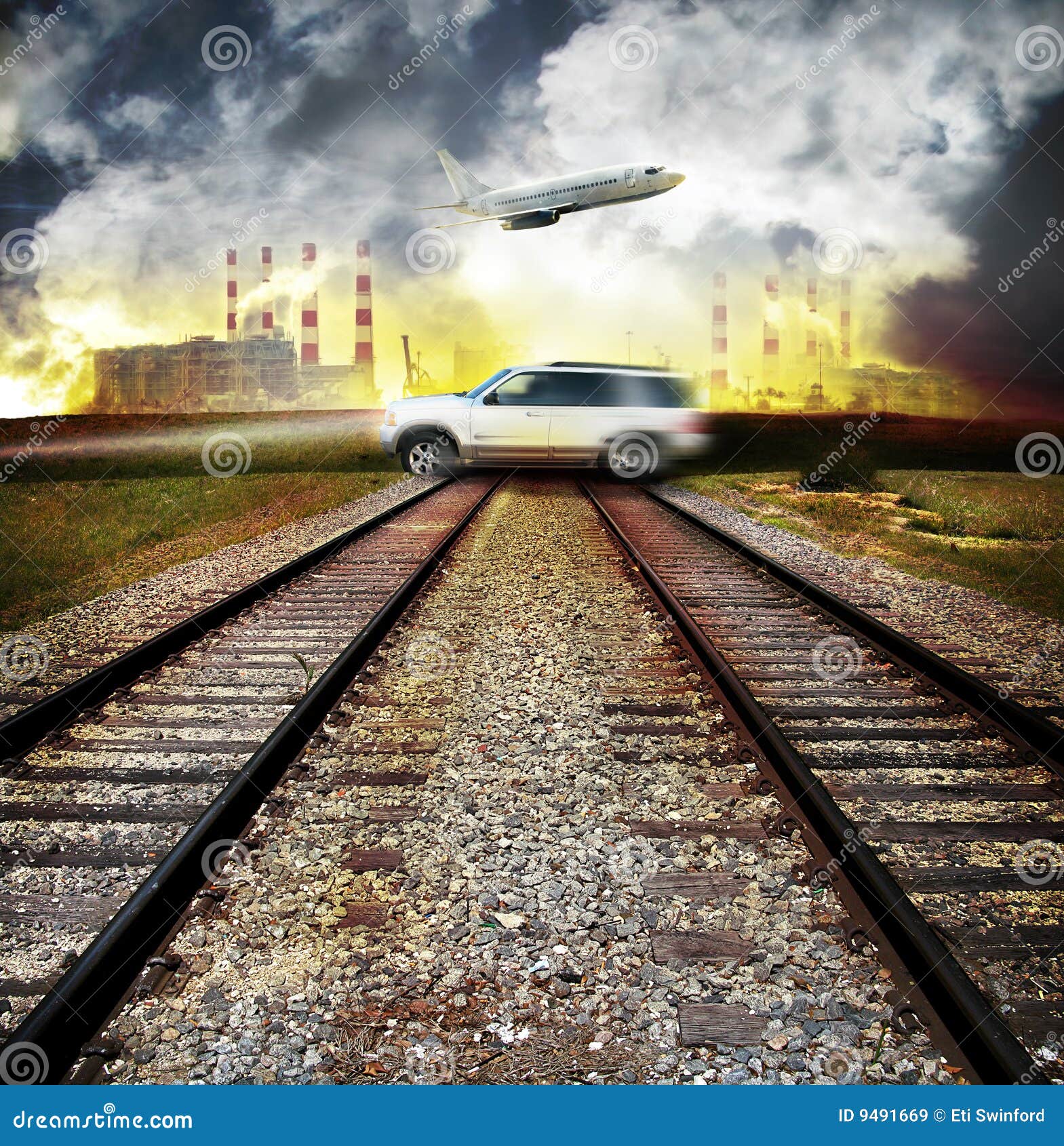 Industrial pollution stock image. Image of environmental - 9491669