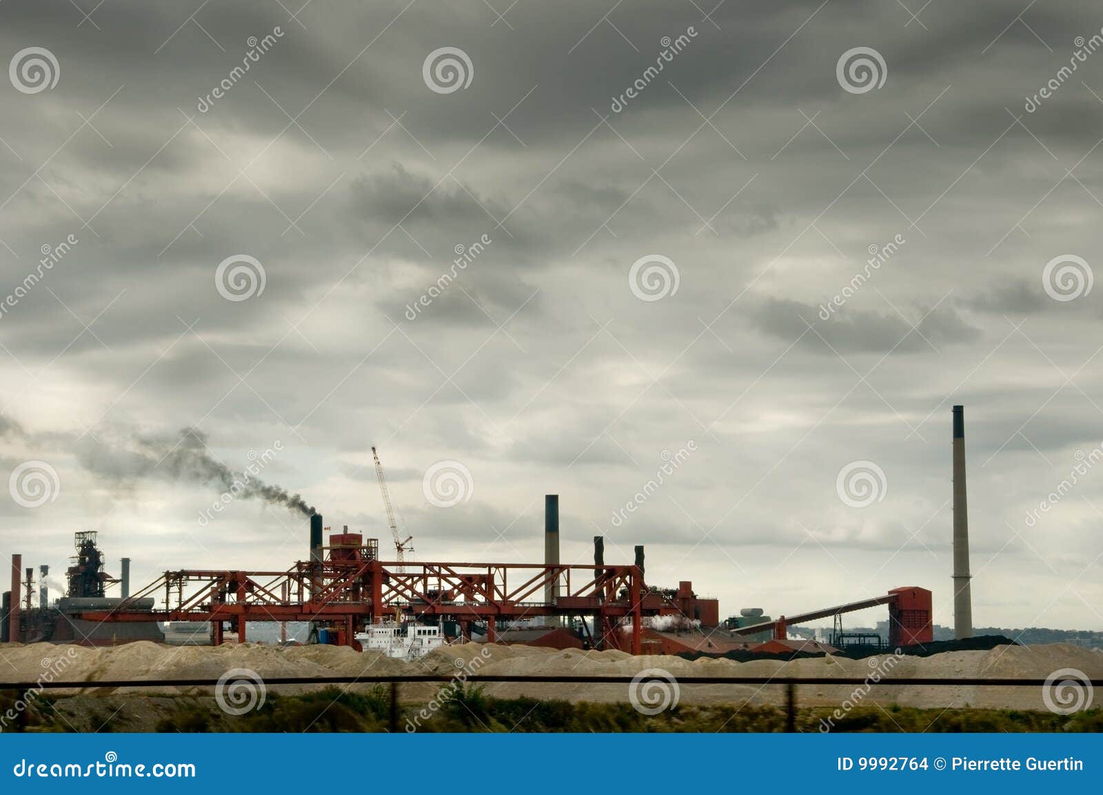 Industrial Pollution , India Stock Photography | CartoonDealer.com ...
