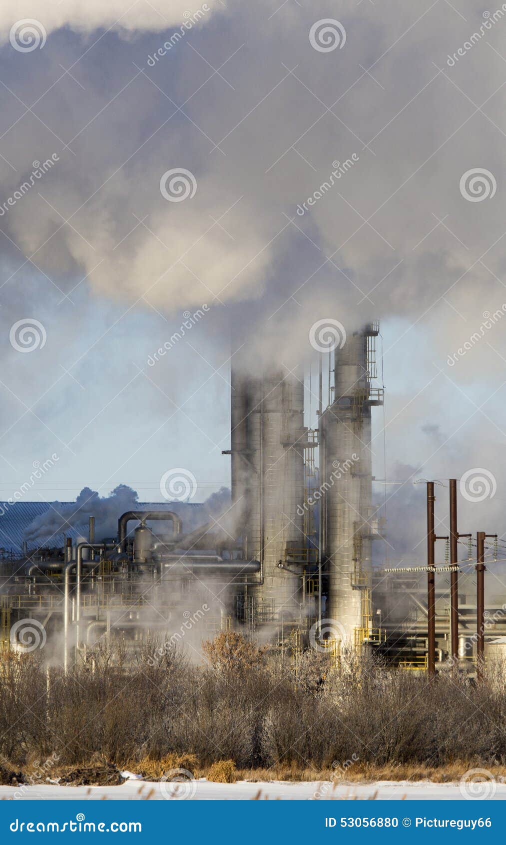 Industrial Pollution stock photo. Image of toxic, environmental - 53056880
