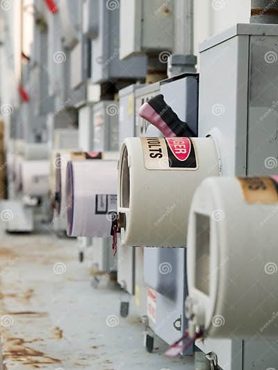 Industrial power cutoff stock photo. Image of utilities - 703308