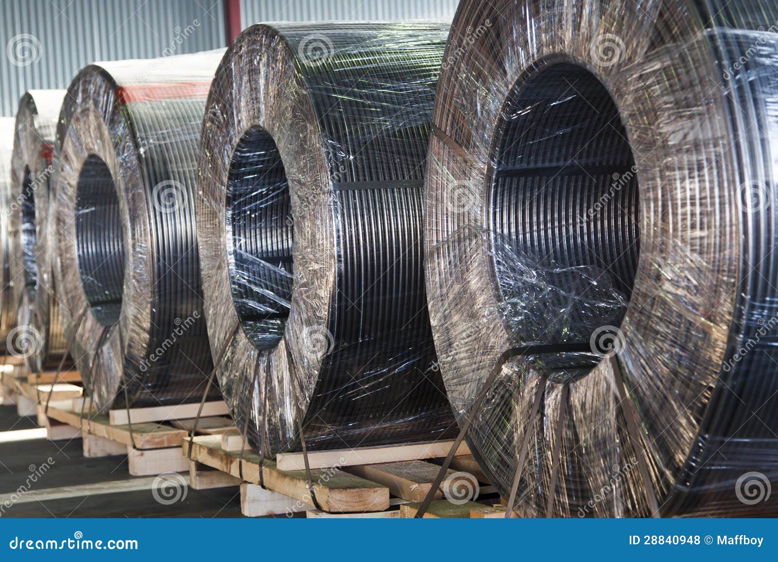 Industrial Power Electric Cable Stock Photo - Image of industrial ...