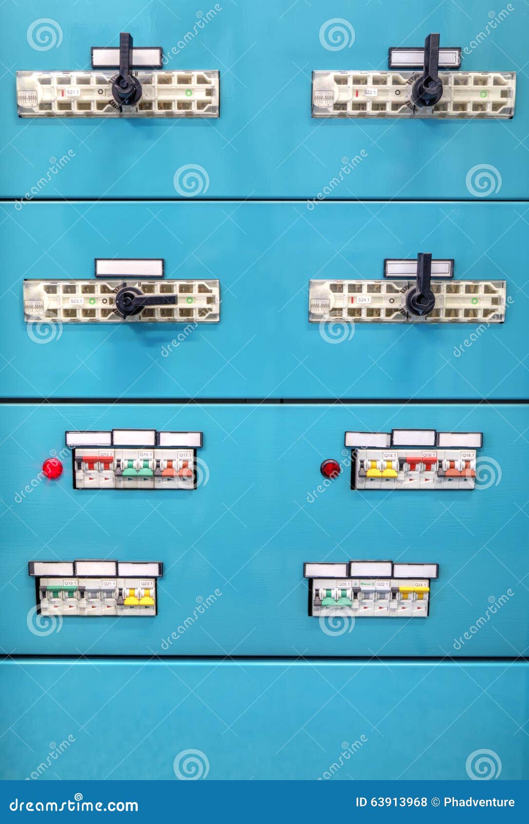 Industrial Power Supply Control Panel Stock Photo - Image of industrial ...