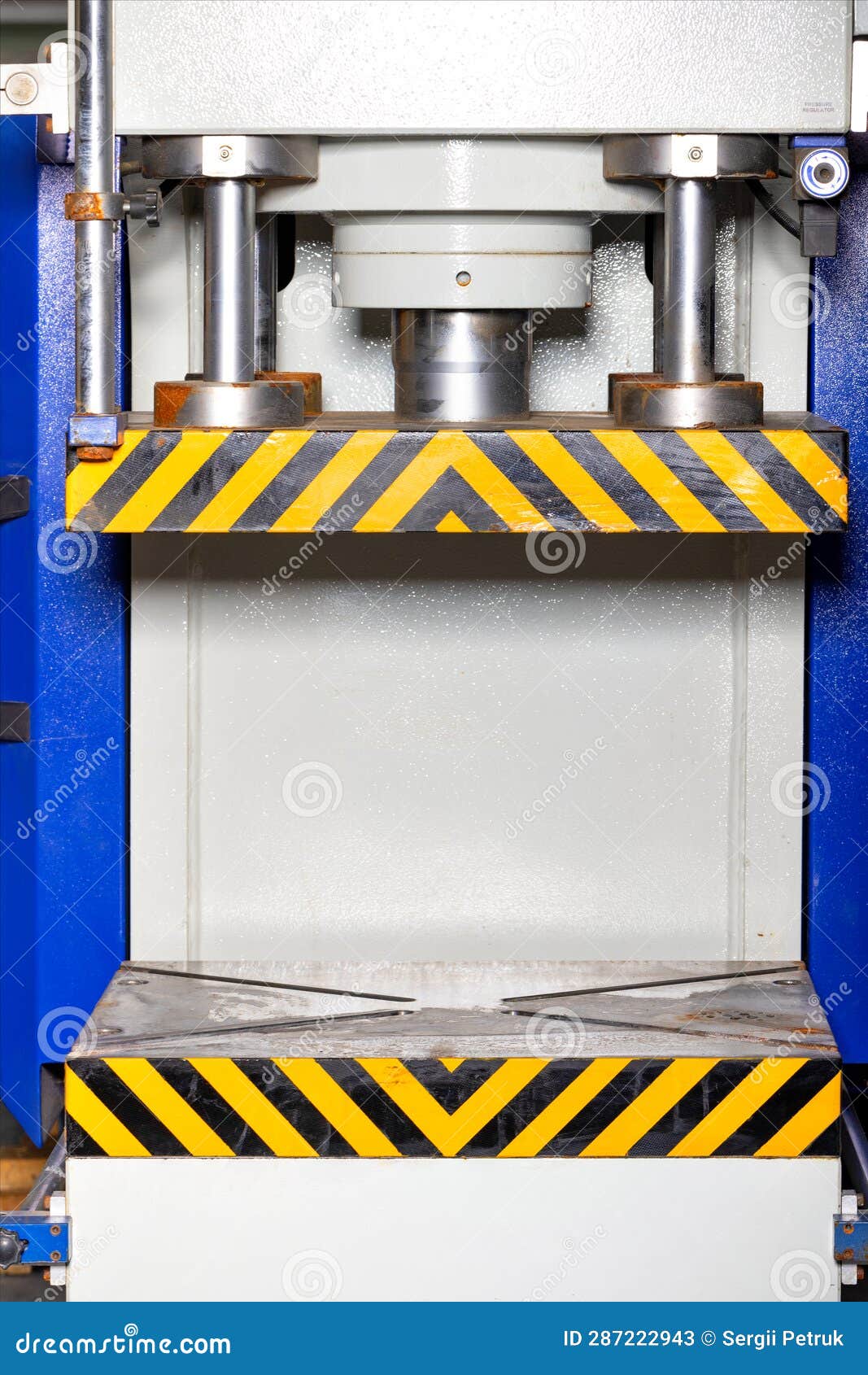 Industrial Pressure Test Press for Building Materials Stock Image ...