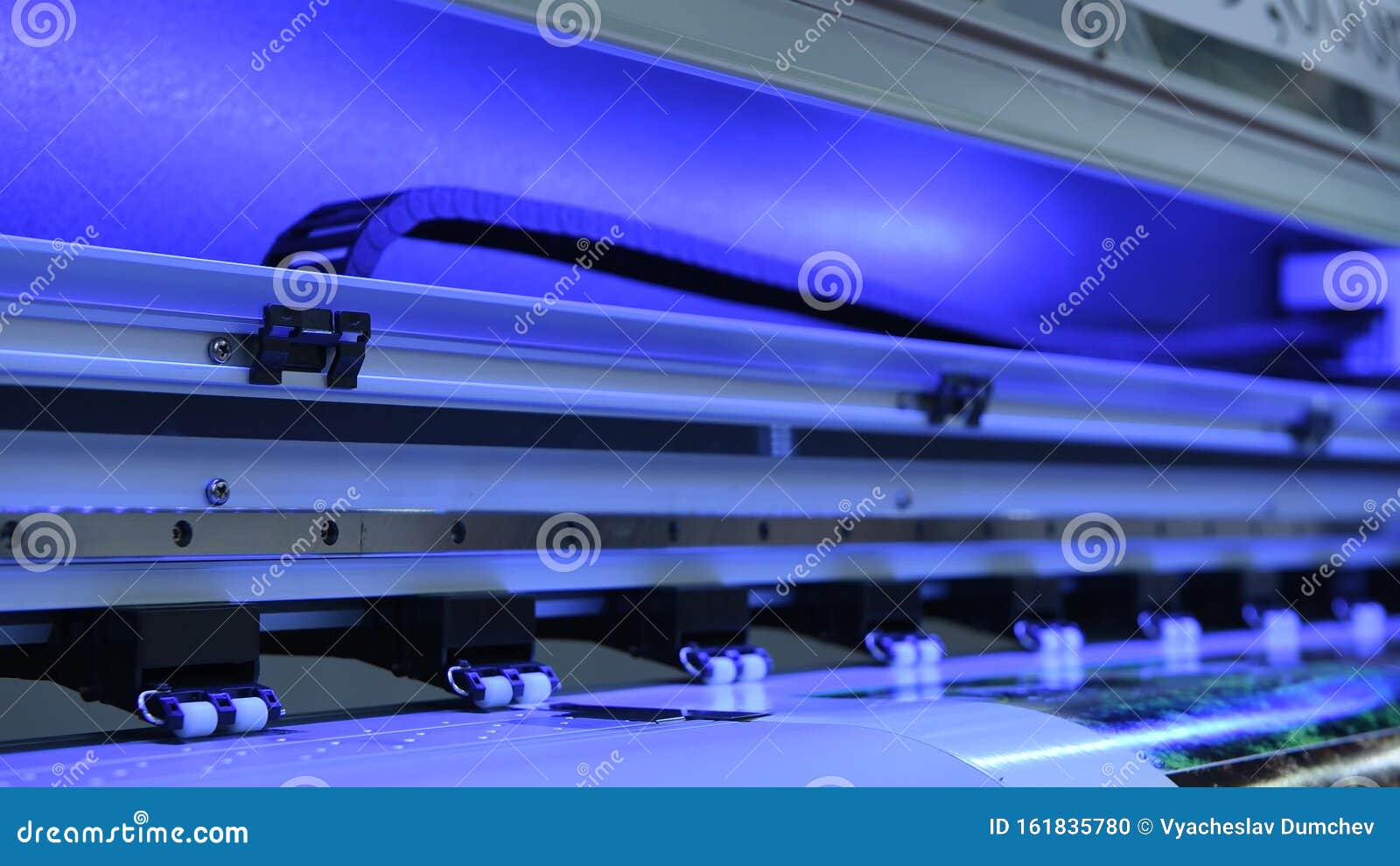 Industrial Printer Moving Printhead at Work Stock Footage - Video of ...