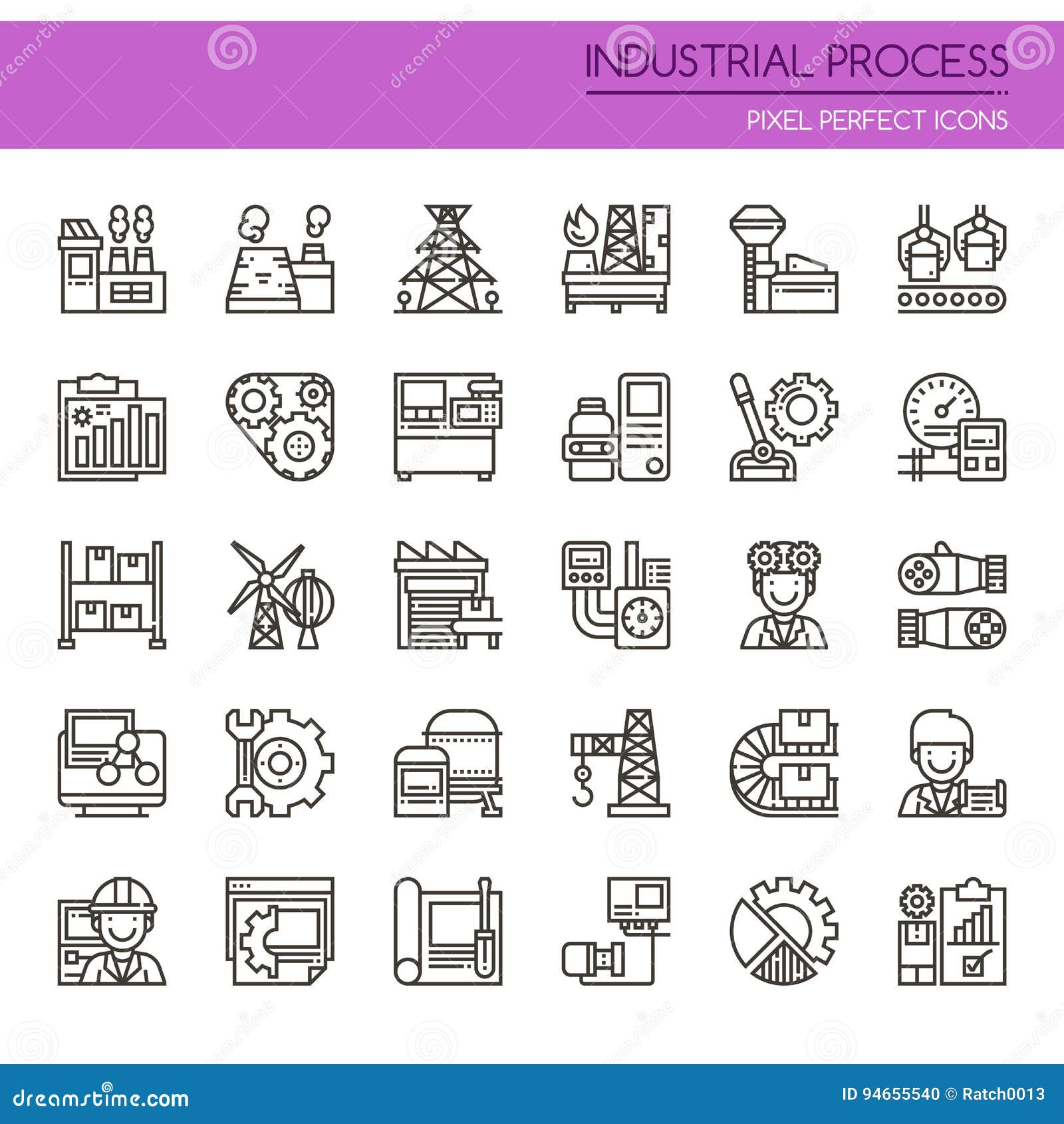 Industrial Process Heat Exchanger System Shows Pipeline Flowing ...