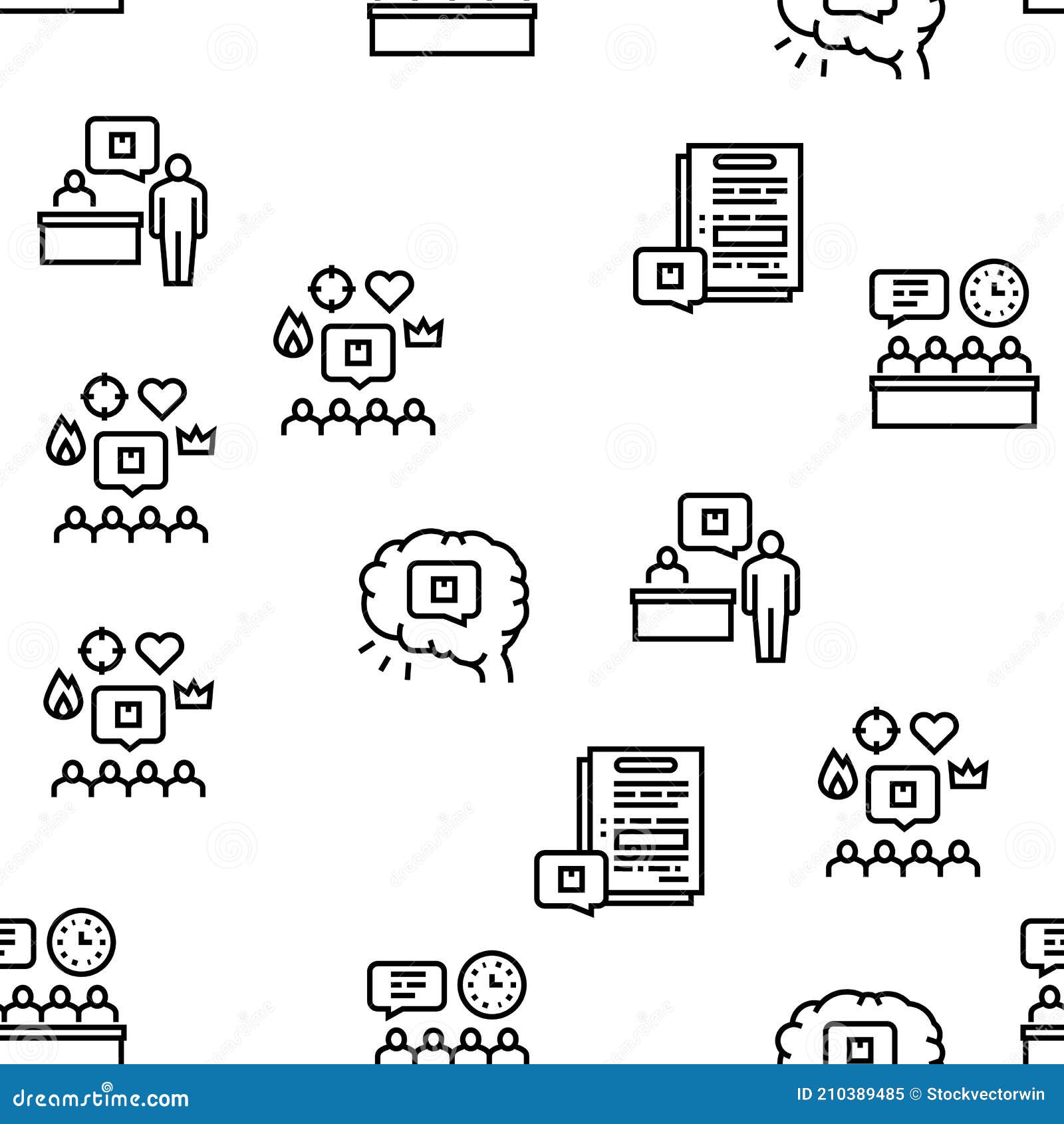 Industrial Process Vector Seamless Pattern Stock Vector - Illustration ...