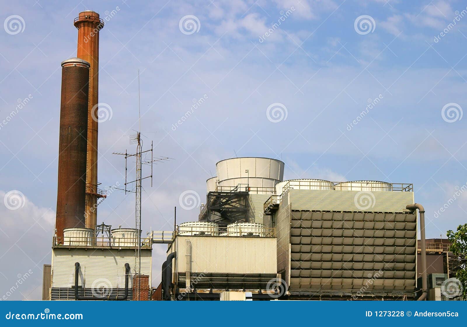 Industrial Processing Equipment Stock Photo - Image of concrete, steam ...