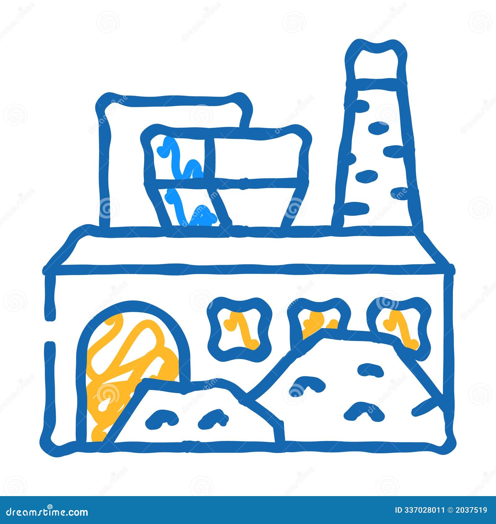 Solid Waste Management Steps With Processing And Disposal Outline ...