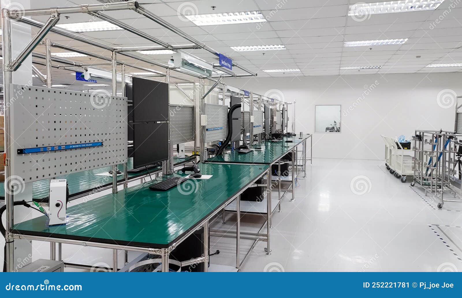 Industrial Production by Mechanical Assembly Stock Image - Image of ...
