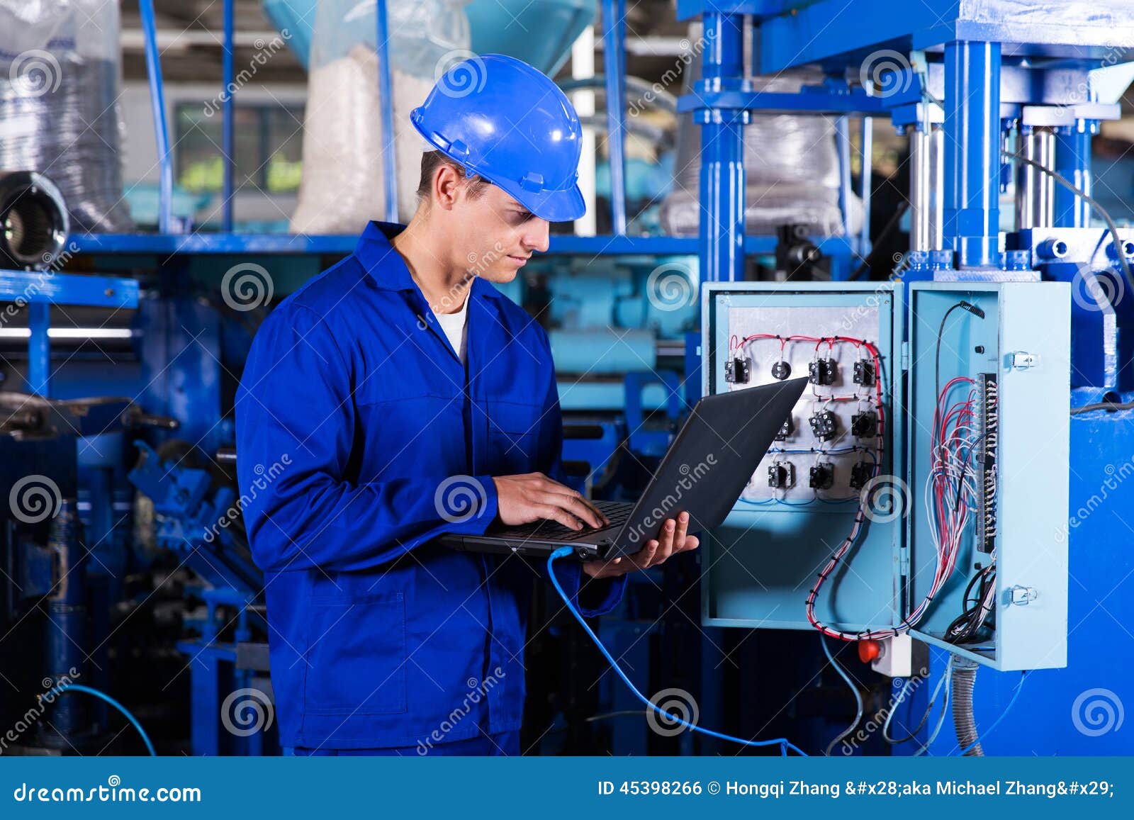 Industrial Programmer Stock Photo - Image: 45398266 Industrial Programmer Stock Photo - Image: 45398266