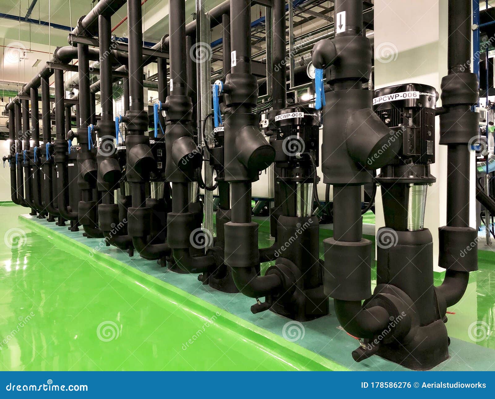 Industrial Proses Cooling Water Filter Stock Photo - Image of filters ...