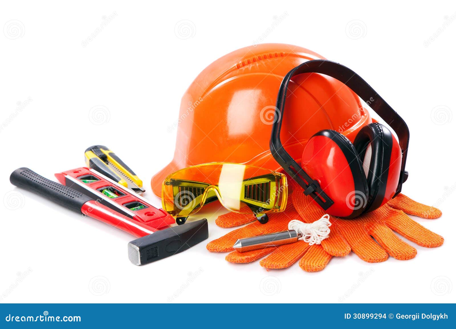 Industrial protective wear stock photo. Image of gloves - 30899294