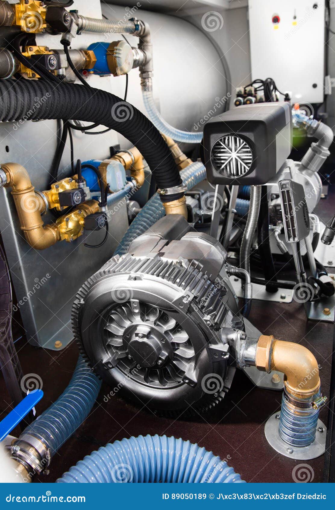 Industrial pump assembly stock image. Image of technician - 89050189