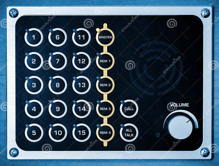 Industrial Radio Control Board Stock Photo - Image of device, button ...