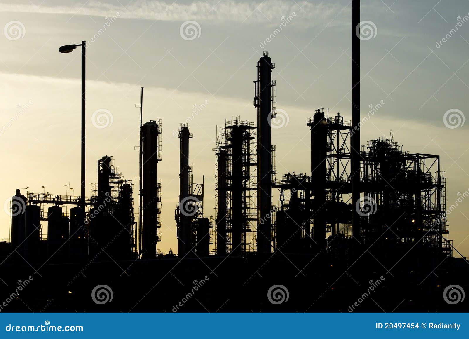 Industrial Refinery stock photo. Image of fume, pipe - 20497454
