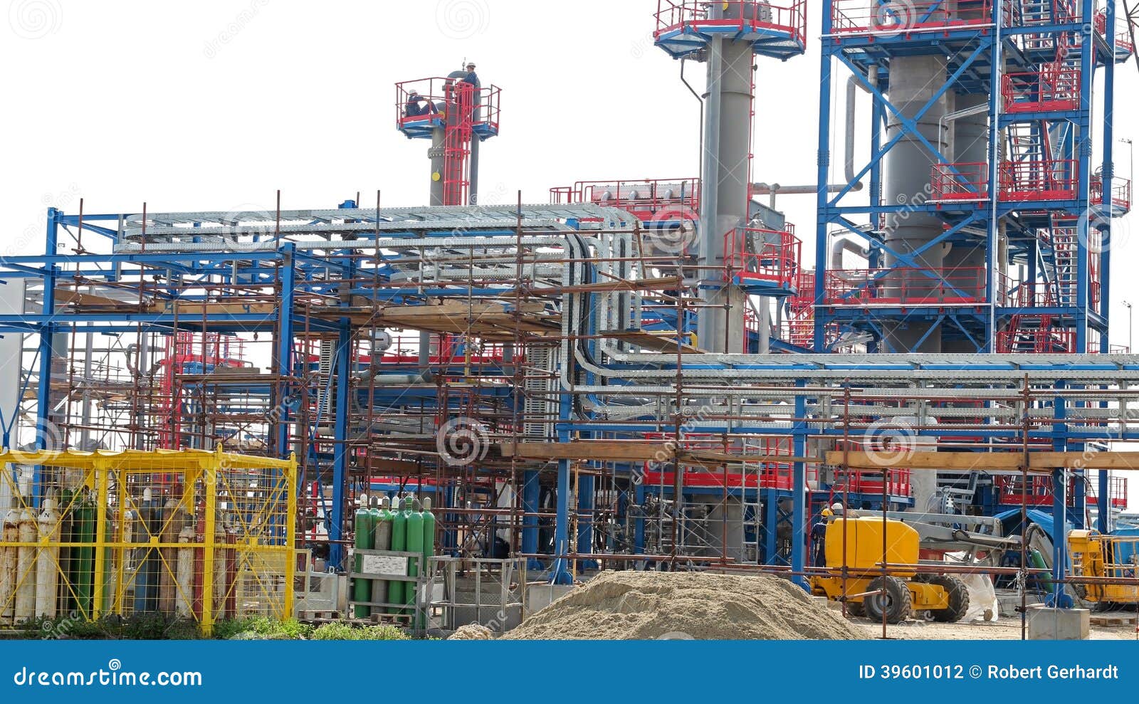 Industrial Refinery Installation Stock Photo - Image of metal, labor ...