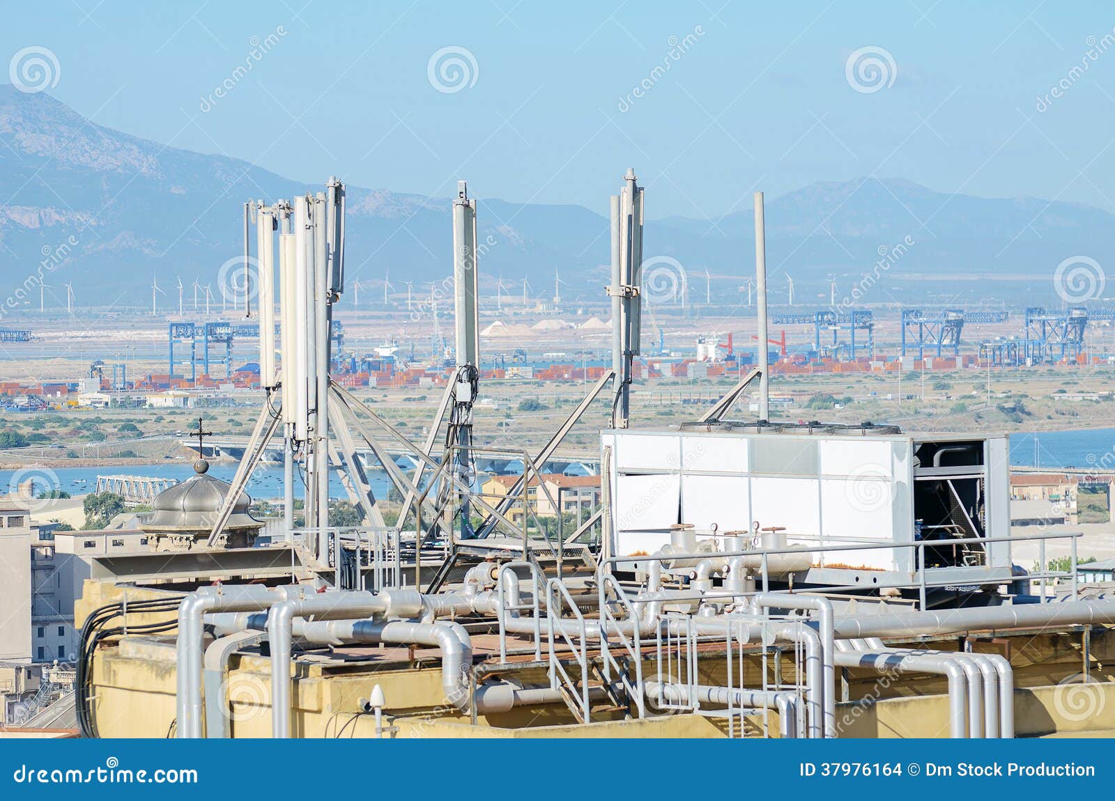 Industrial Refrigeration Equipment Stock Photo - Image of cooling ...