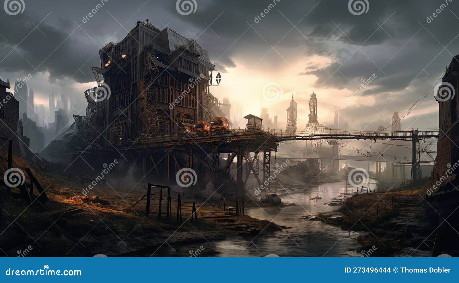 Industrial Revolution Period in Rome Artwork Stock Illustration ...