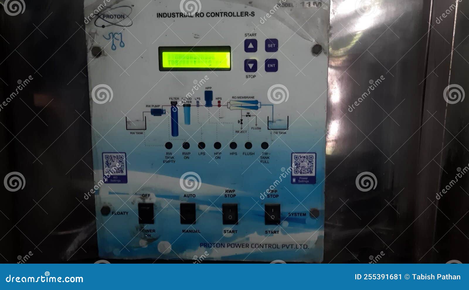 Industrial RO Control Panel - Water Purification System Stock Video ...