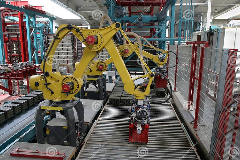Industrial Robot stock image. Image of machinery, attachment - 9298235