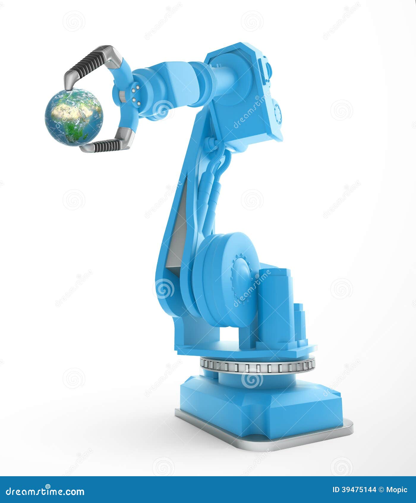 Industrial Robot Arm Cartoon Vector | CartoonDealer.com #123514225