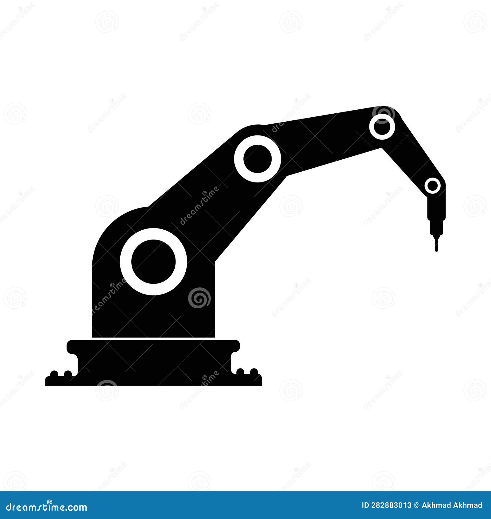 Industrial robot icon stock vector. Illustration of futuristic - 282883013