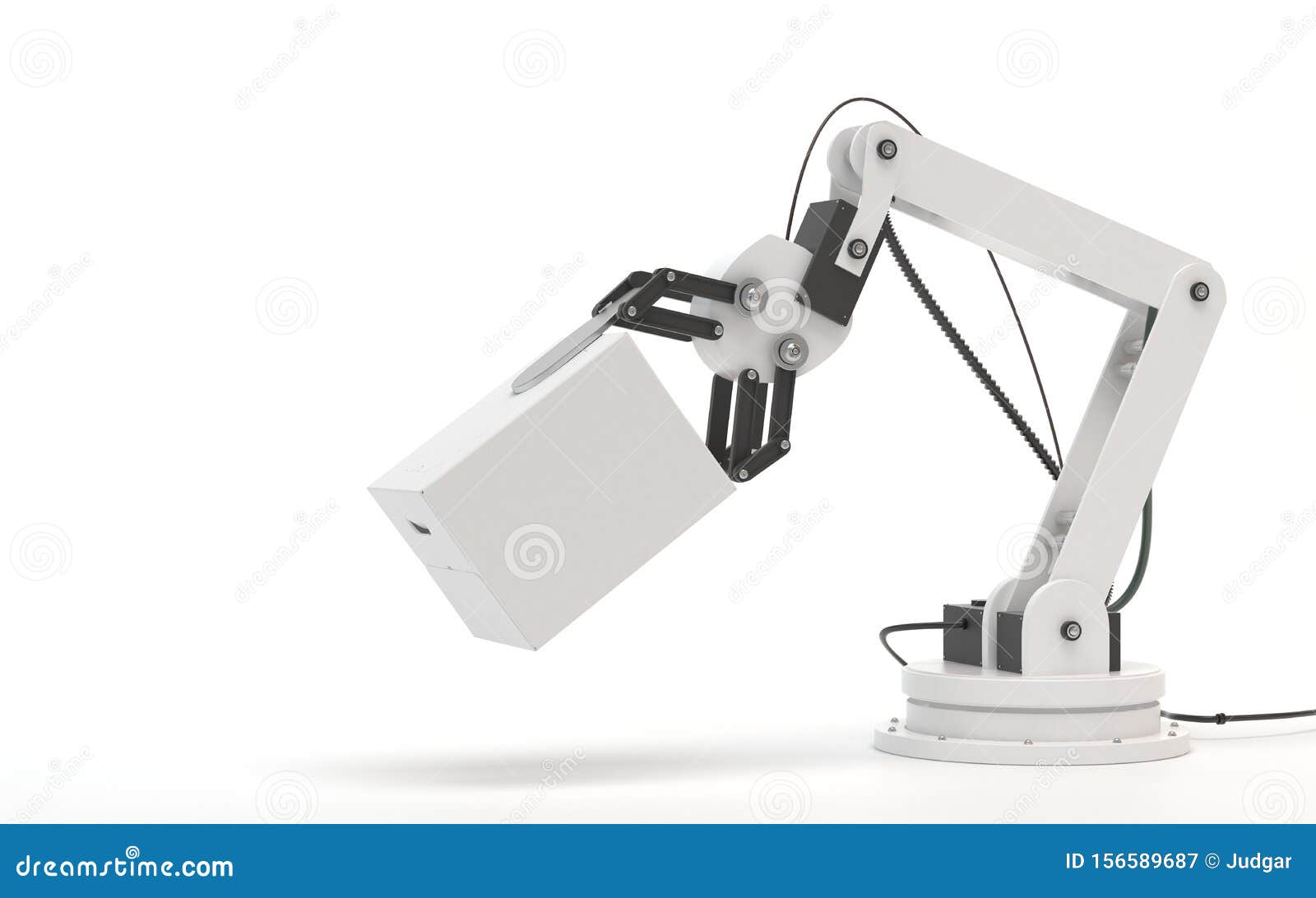Robotic Arm Holds Capsule With An Embryo On The Conveyor Royalty-Free ...