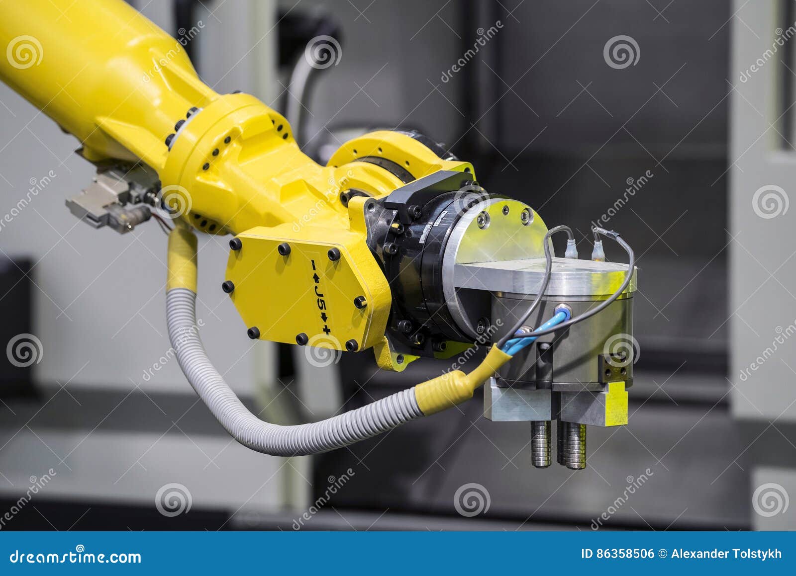 Industrial robot machine stock photo. Image of bodywork - 86358506