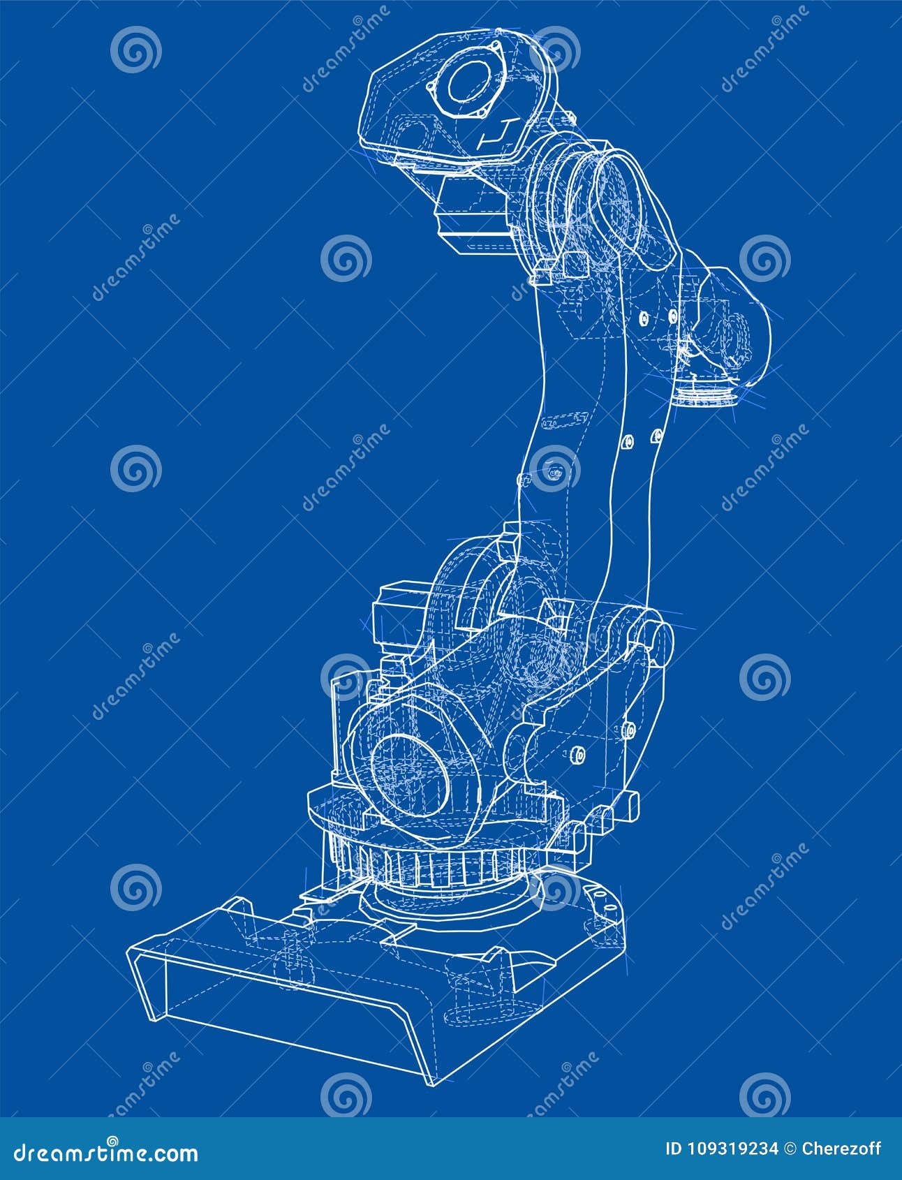 Industrial Robot Manipulator. Vector Image Stock Vector - Illustration ... Industrial Robot Manipulator. Vector Image Stock Vector - Illustration ...
